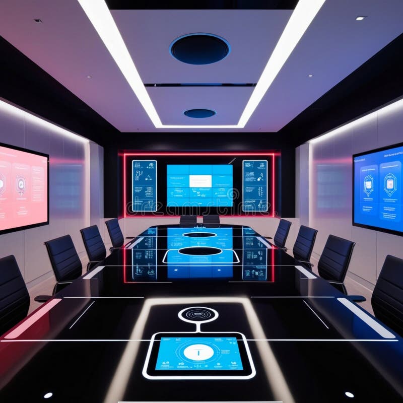 Ultimate Office Interior Showcase Stock Illustration - Illustration of ...