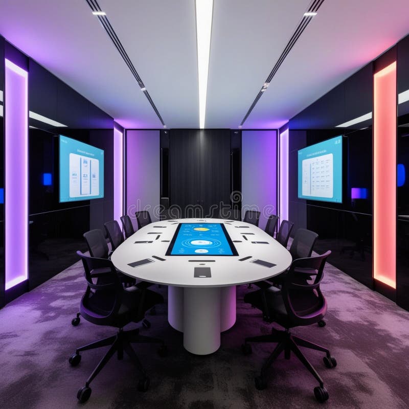 Ultimate Office Interior Showcase Stock Illustration - Illustration of ...