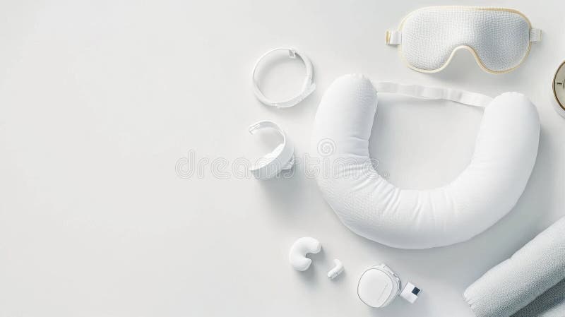 Ultimate Sleep Essentials, a Minimalist Guide To a Restful Night Stock ...