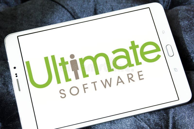Ultimate Software Company Logo Editorial Stock Image - Image of icon ...