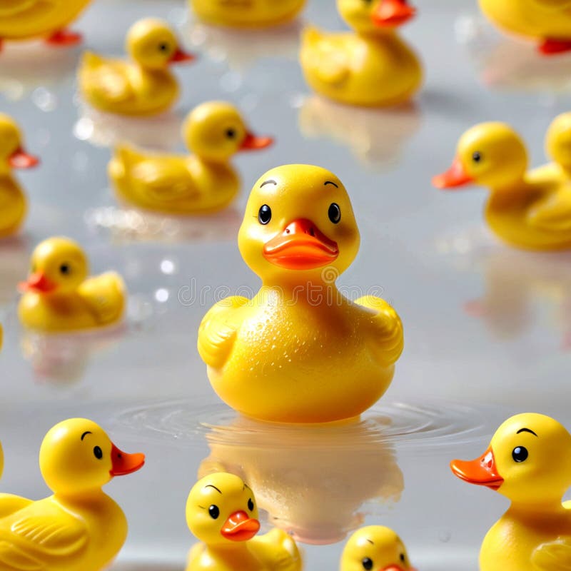 The Ultimate Toy Duck – a Minimalist yet Timeless Classic Stock Photo ...