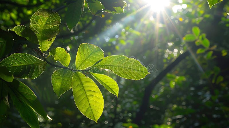 Ultra-clear Capture of a Forest Bathing Session, Sunlight through ...