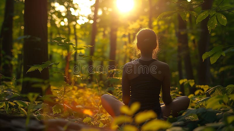 Ultra-clear Capture of a Forest Bathing Session, Sunlight through ...