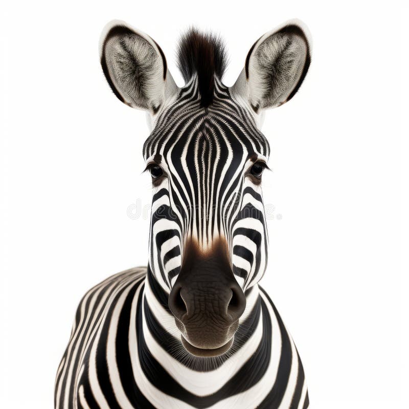 Ultra-clear Zebra Close-up: Hasselblad H6d-400c Style Stock ...