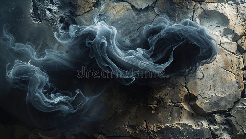 An Ultra Detailed Abstract Background Features Swirling Smoke-like ...