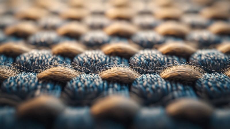 An Ultra-detailed Close-up of a Woven Textile, Capturing Every T Stock ...
