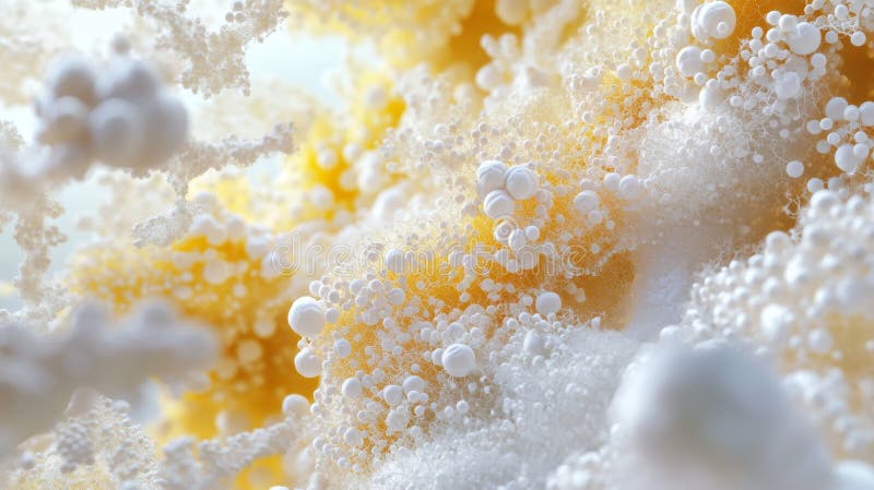 Ultra Detailed 3D Rendering of Adipocytes Storing Fat in Macro View ...