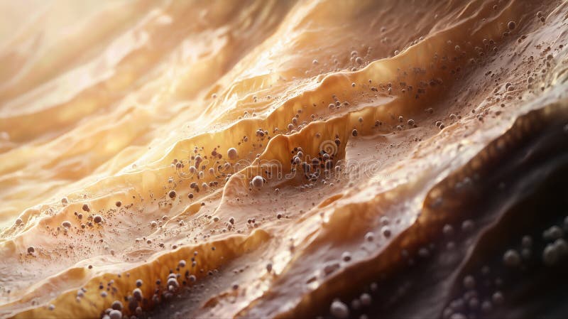 Microscopic View of Human Skin Cells Stock Illustration - Illustration ...