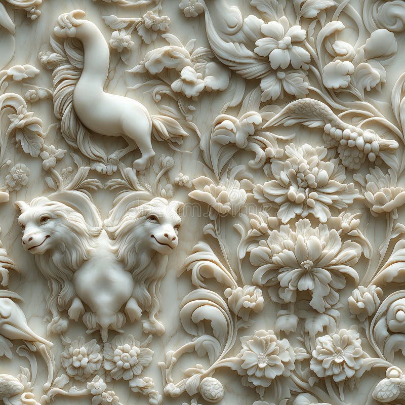 Ultra-Detailed Seamless Patterns Collection Stock Illustration ...