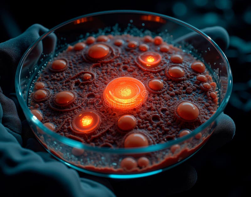 Futuristic Bioengineered Skin Healing in Time-lapse. Ultra-detailed ...