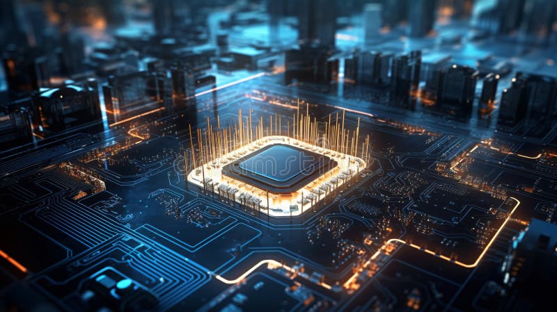 Ultra-fast and Accurate Computer Processor, Generative AI Stock ...