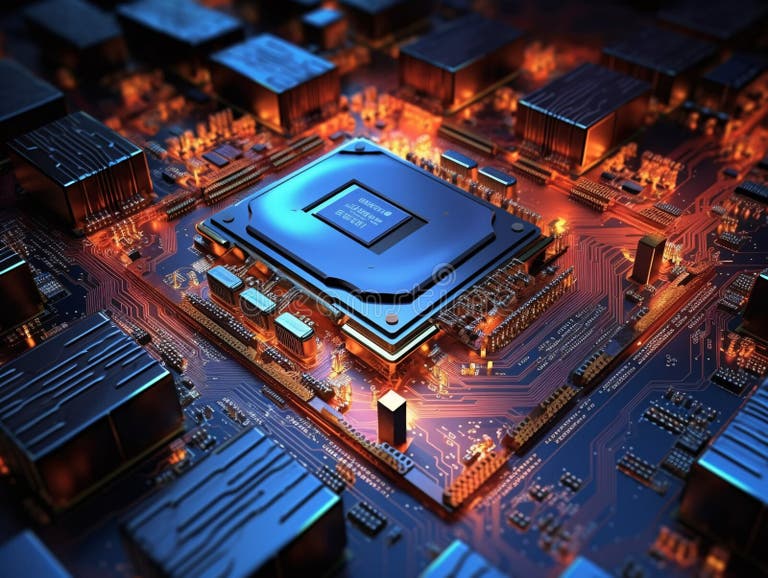 Ultra-fast and Accurate Computer Processor, Generative AI Stock ...