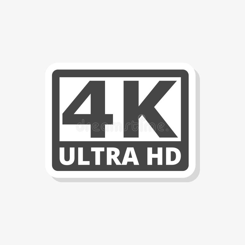 4k Ultra Sticker Stock Illustrations – 43 4k Ultra Sticker Stock ...