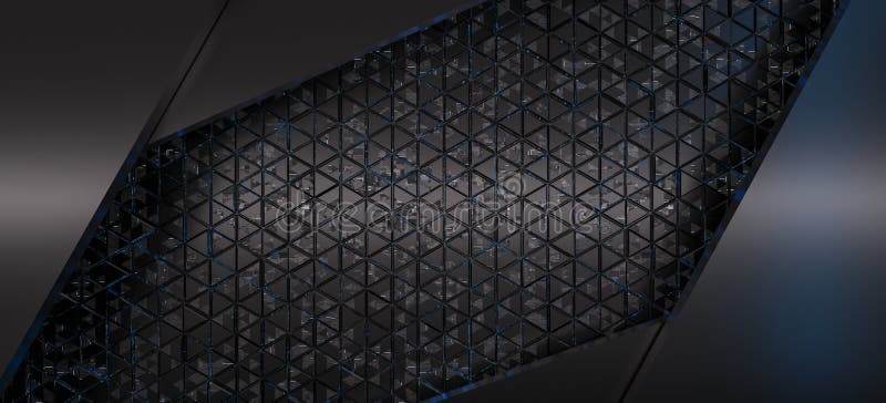 Ultra Hd Sci-fi Black Background Abstract 3d Texture Black Pattern ...