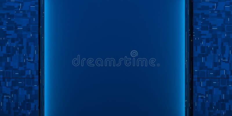 Ultra Hd Sci-fi Bluelight Neon Black Background Abstract 3d Texture ...