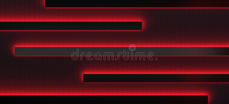 Ultra Hd Sci-fi Triangle Red Neon Light on Black Background Abstract 3d ...