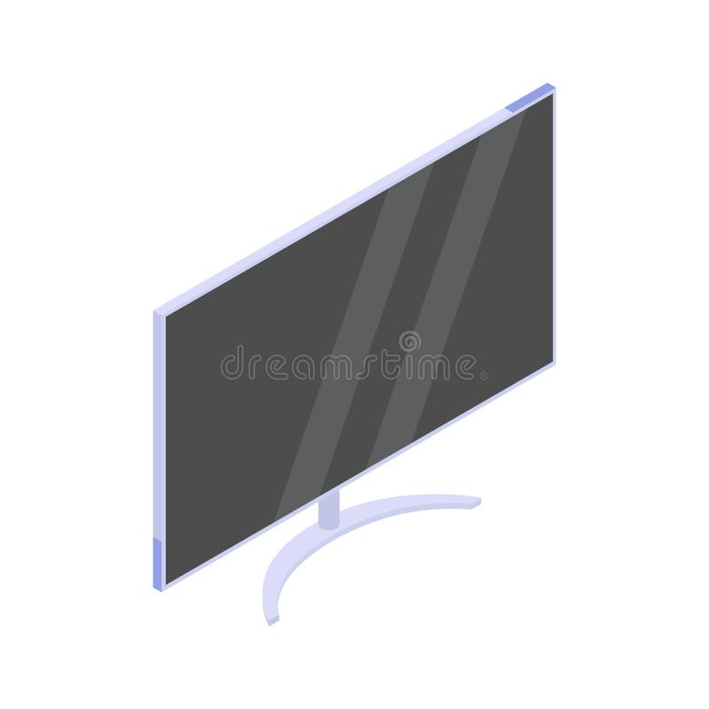 Ultra HD Smart TV for Home Entertainment and Streaming. Stock Vector ...