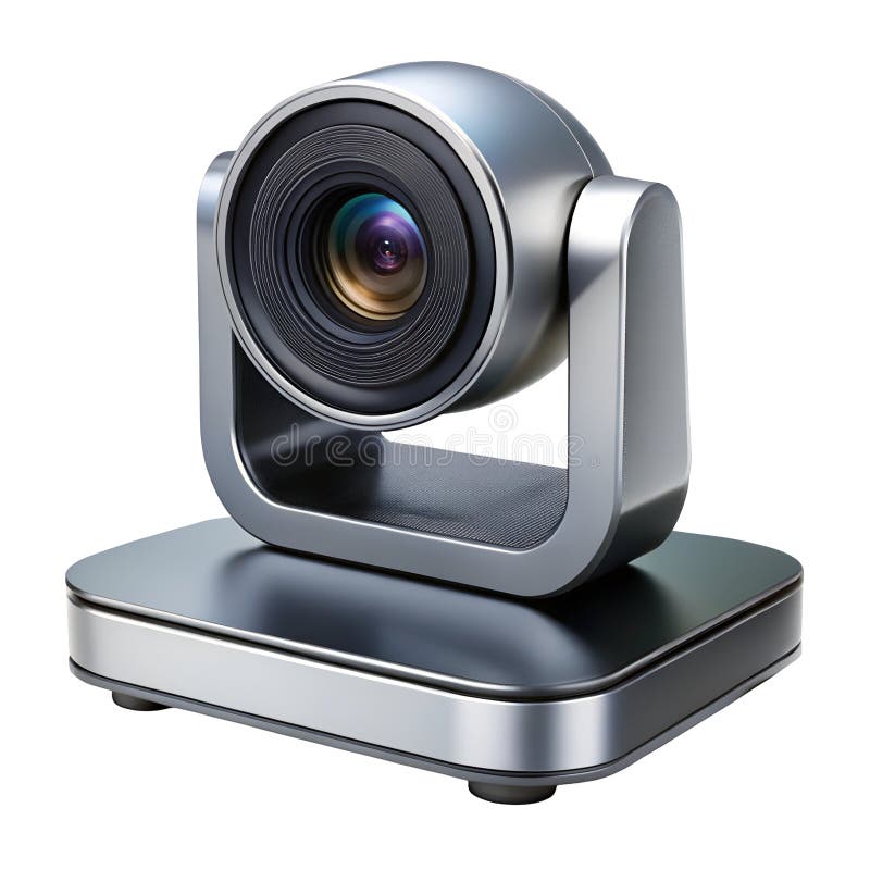 Ultra HD Video Conferencing Camera Stock Illustration - Illustration of ...
