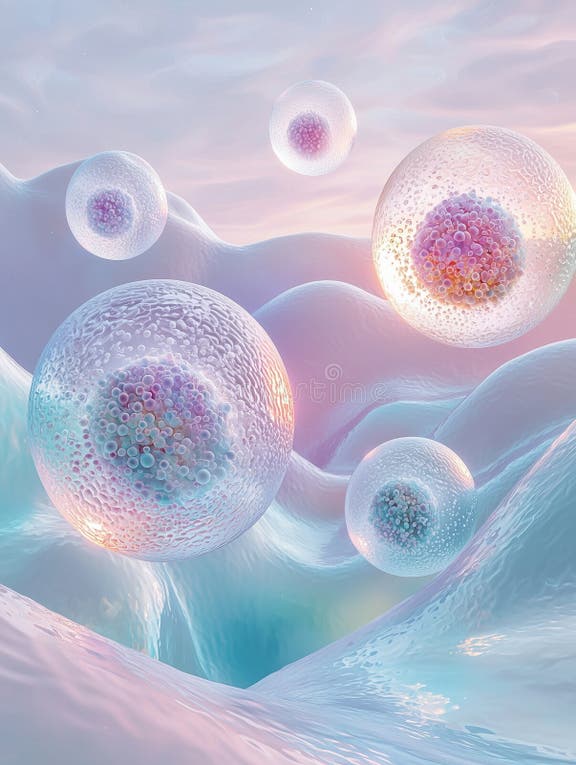 Digital Abstraction of Microbiome Life with Translucent Cell Forms in ...