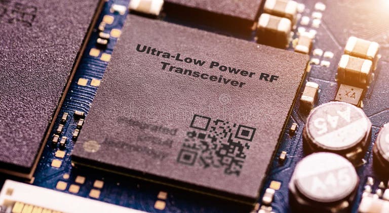 Ultra-Low Power RF Transceiver Enables Long-range, Covert Wireless Communication Stock Photo ...