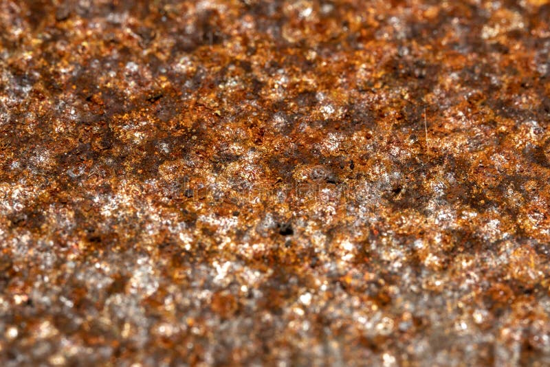 Ultra Macro Close Up of Rust Texture, Background Stock Image - Image of ...
