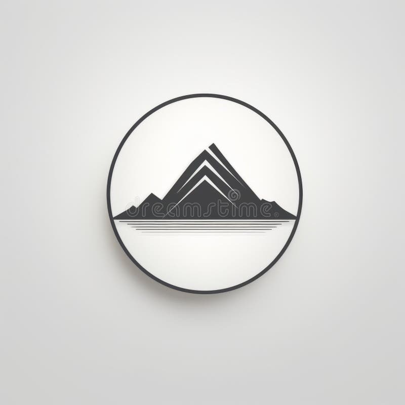 Ultra-minimalistic Abstract Logo Reflecting Harmony between Computer ...