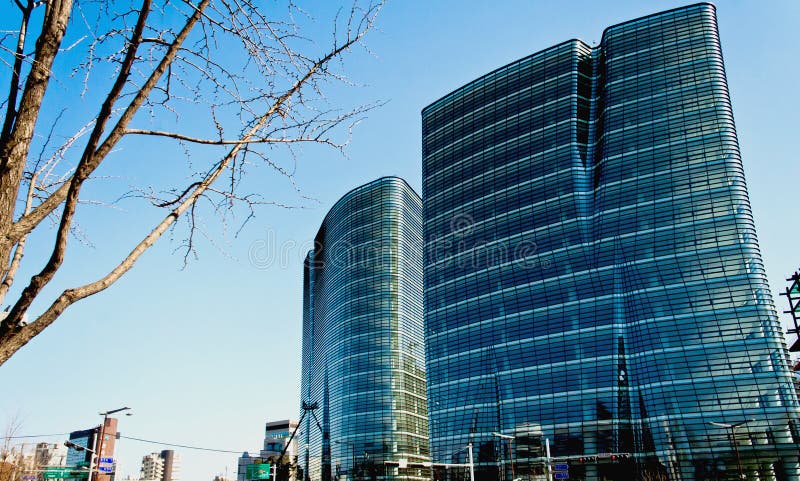 Ultra Modern Building in Seoul, South Korea Stock Image - Image of ...
