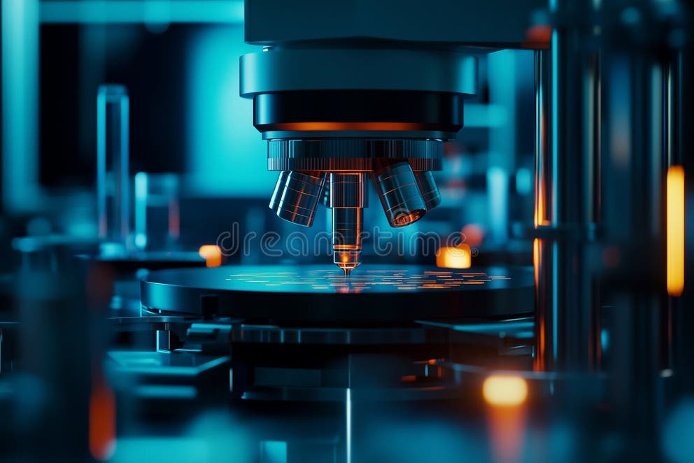 Ultra-modern Device Analyzes Molecular Data in High-tech Laboratory ...