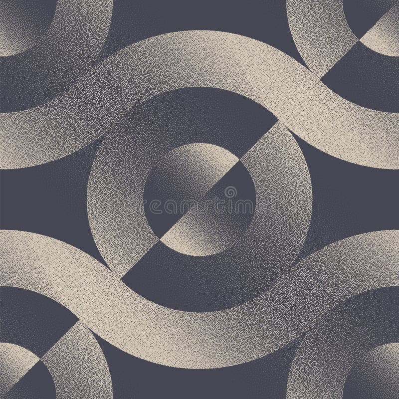 Ultra Modern Graphic Seamless Pattern Trend Vector Dot Work Abstract ...
