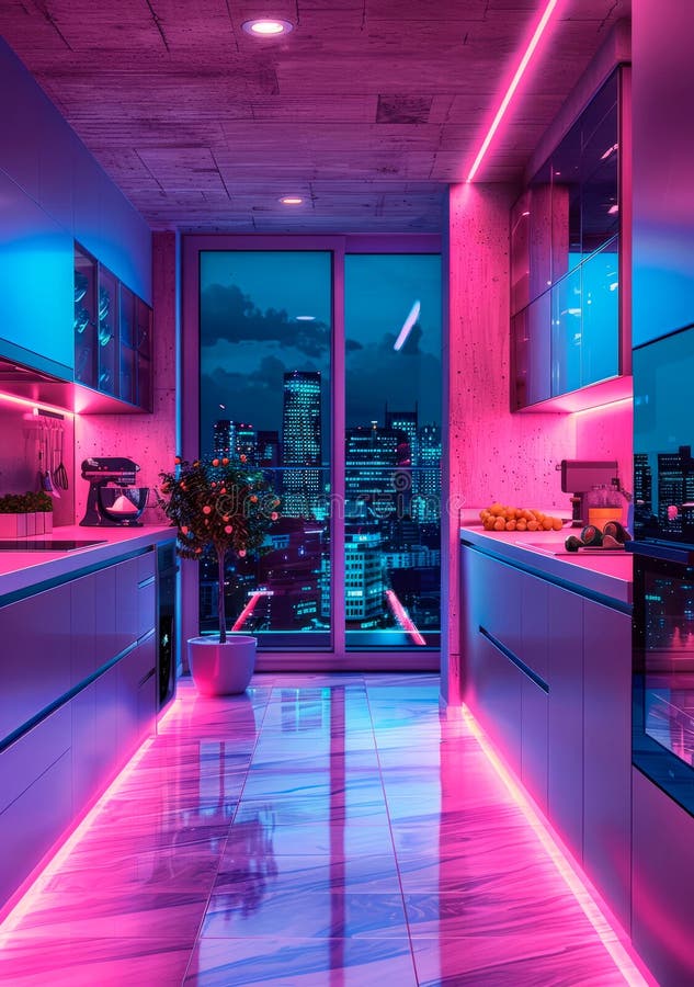 Ultra Modern Kitchen with Smart Appliances and High Tech Features ...