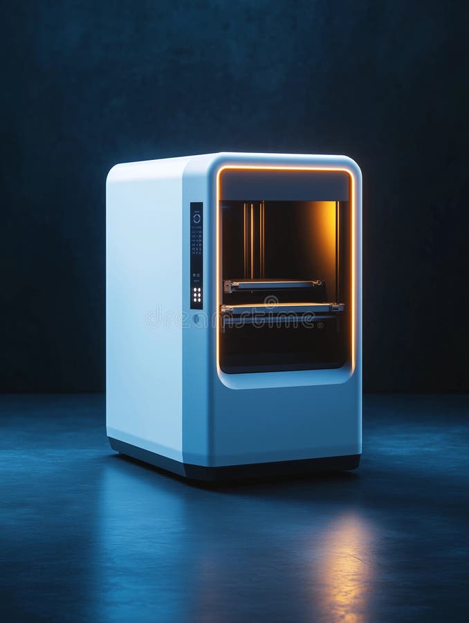 Ultra-modern Matte White Printer Showcasing Sleek Design in a ...