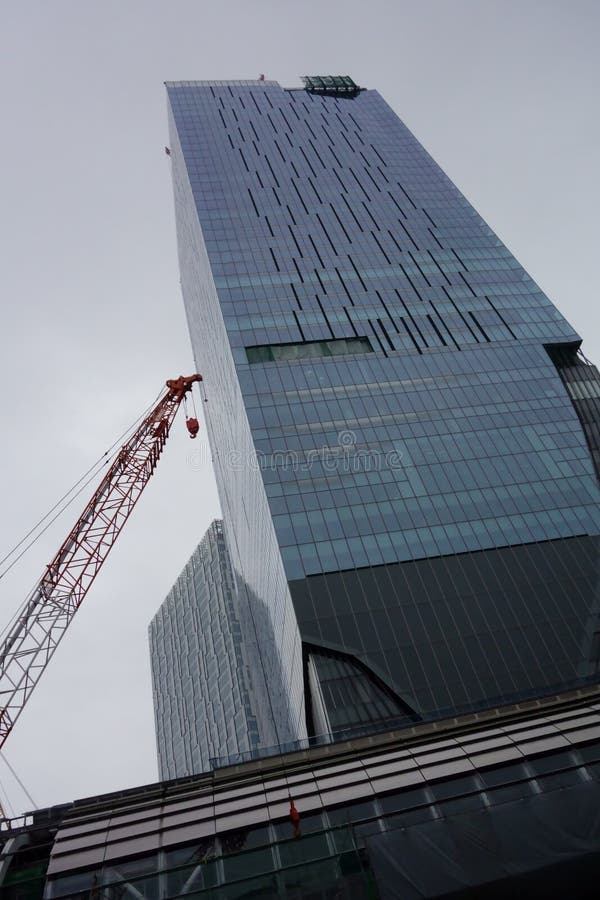 Ultra-modern and Modern Office Building District Stock Image - Image of ...