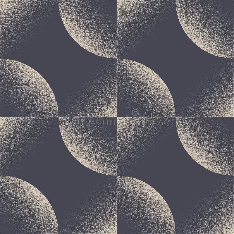 Ultra Modern Seamless Pattern Trend Vector Circles Dot Work Abstract ...