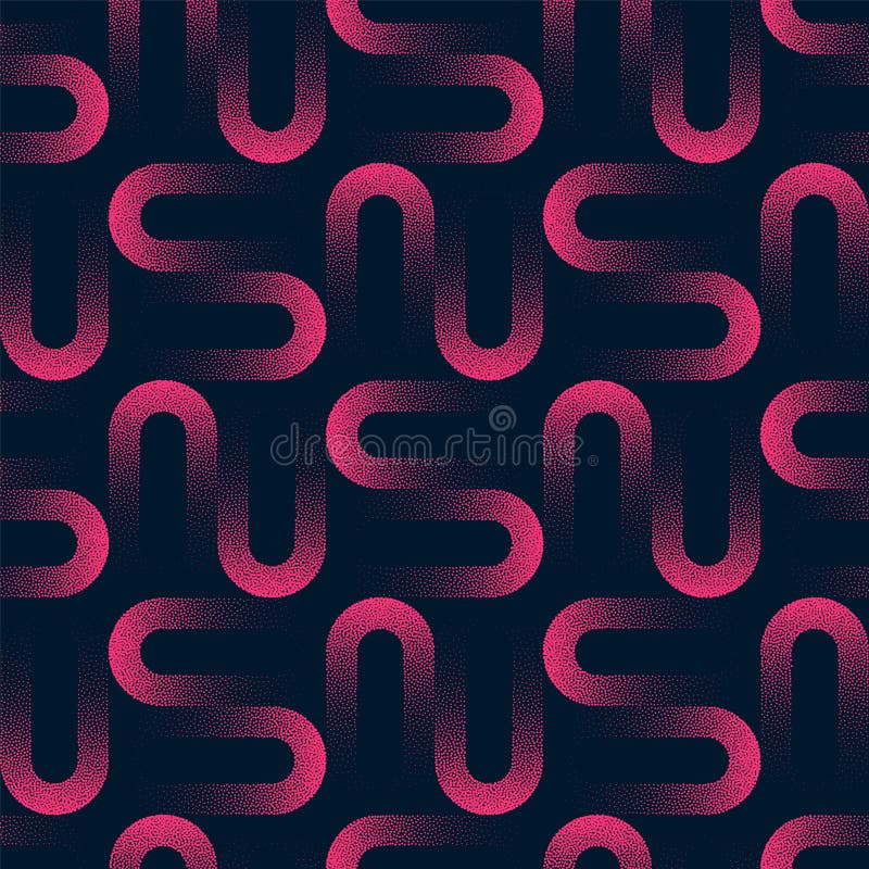 Ultra Modern Unique Seamless Pattern Trend Vector Purple Noir Classy ...
