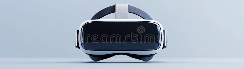 Ultra-modern VR Glasses Lying on a Neutral Surface Stock Illustration ...