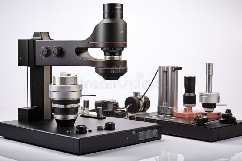 Ultra-precise Measuring Tools for Lens Calibration Stock Illustration ...