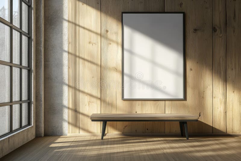 Ultra Quality Visual Representation of a Logo Mockup on an Interior ...