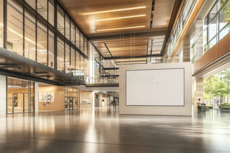 An Ultra-quality Visual Representation of a Plain White Hanging Poster ...