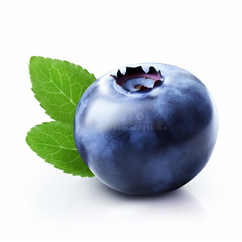 Ultra Realistic Blueberry with Explosive Pigmentation Stock ...