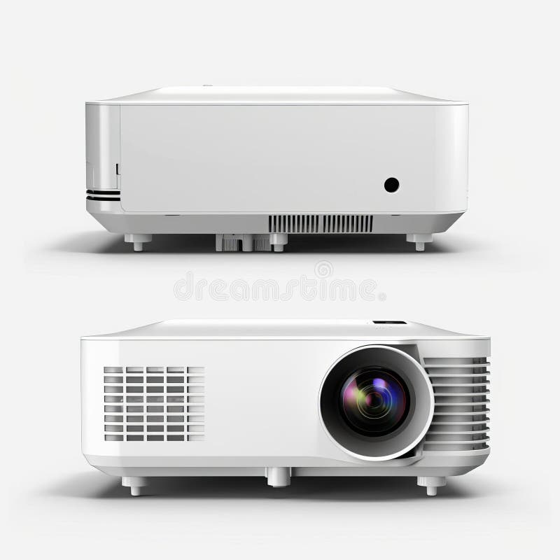 Ultra-realistic Empty Projector Mockup with Uhd Image and White ...