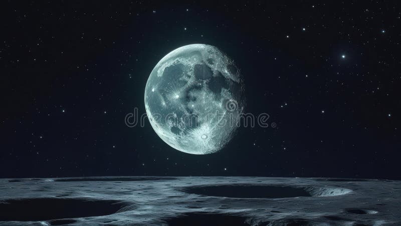 Ultra Realistic Full Moon Stock Illustrations – 205 Ultra Realistic ...
