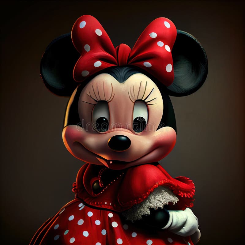 Ultra Realistic Minnie Mouse, Made with Generative AI Stock ...