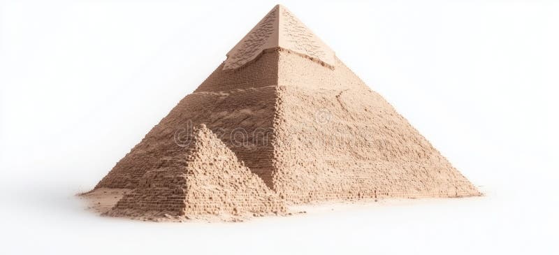 Ultra Realistic Representation of the Great Pyramid in Minimalist ...