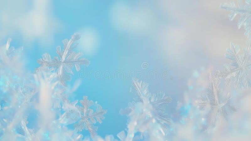 Ultra-Realistic Snowflake Background Stock Illustration - Illustration ...