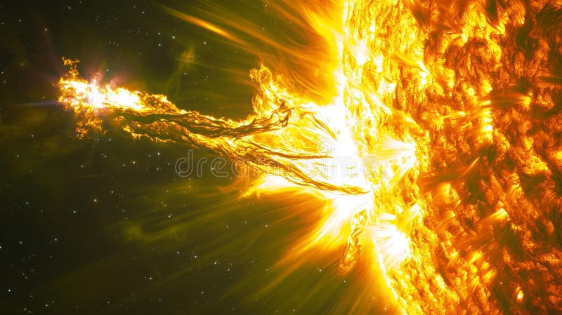 Ultra-realistic View of a Solar Flare Erupting from the Sun?s Surface ...