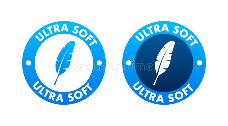 Ultra Soft Icon. Bird Feather. Vector Stock Illustration. Stock Vector ...