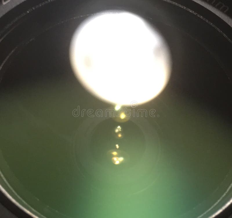 Ultra Violet Filter on Canon Camera Lens Stock Image - Image of canon ...