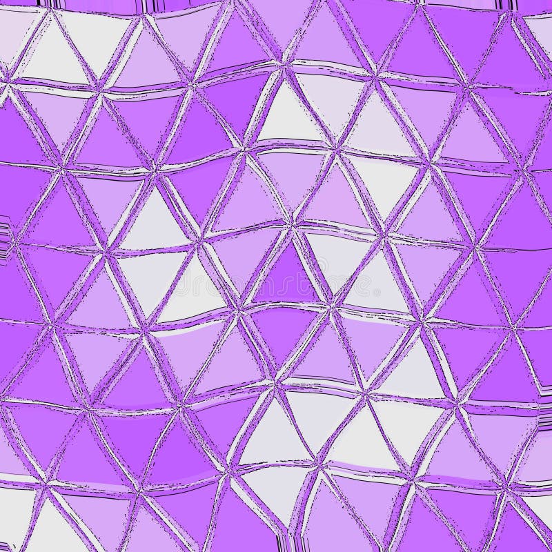 Ultra Violet Polygonal Abstract Background. Low Poly Crystal Pattern ...