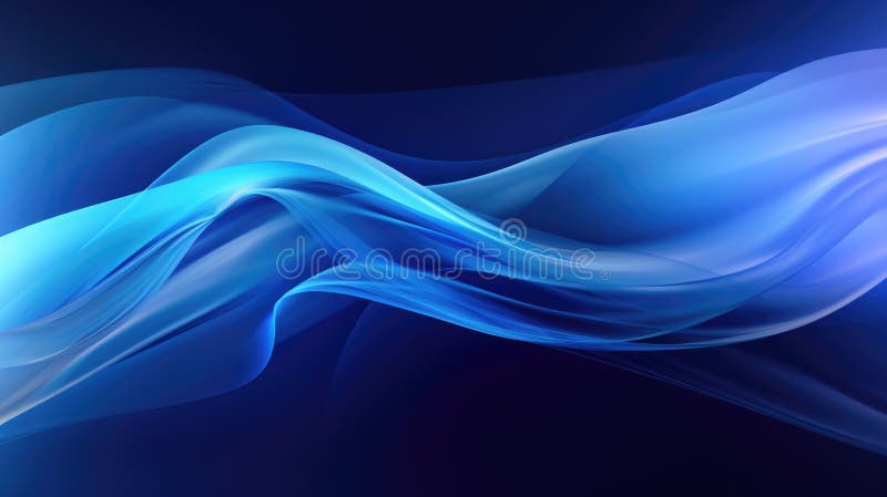 Ultra Wide Abstract Blue Background, Abstract Illustration Stock ...