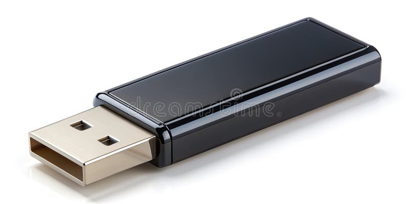 UltraCompact Black USB Flash Drive Effortless Digital File Storage and ...